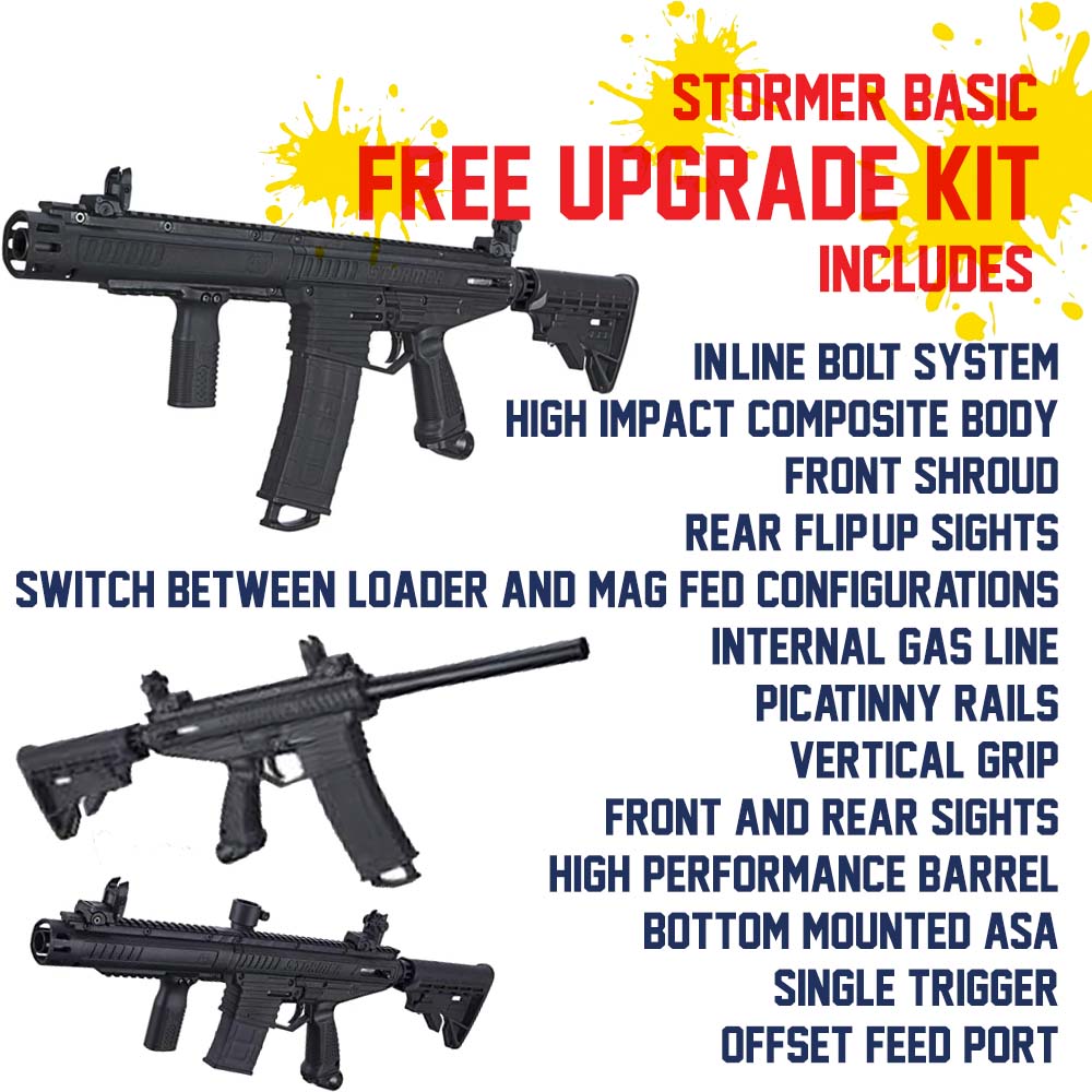 Tippmann Stormer Basic with Elite Upgrade Kit | Hot Shots Direct